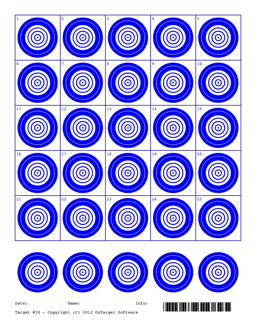 TDS Target Images - OnTarget Shooting