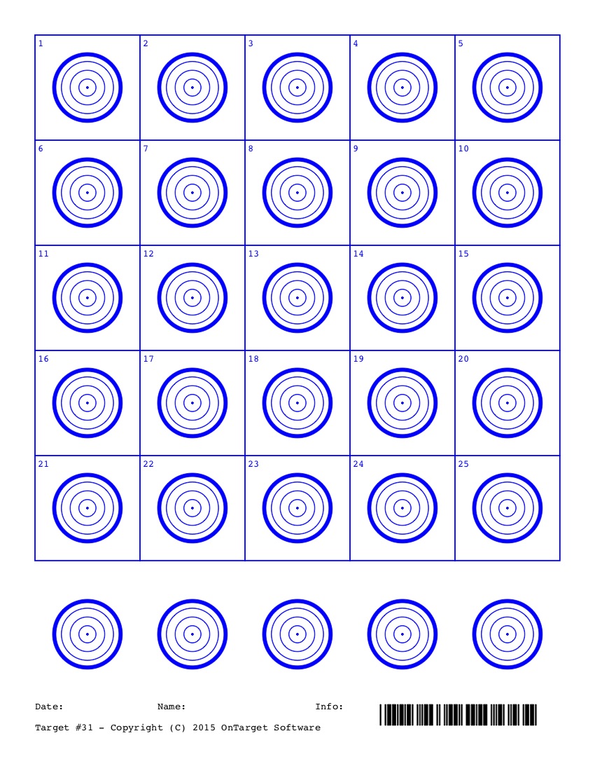 TDS Target Images - OnTarget Shooting