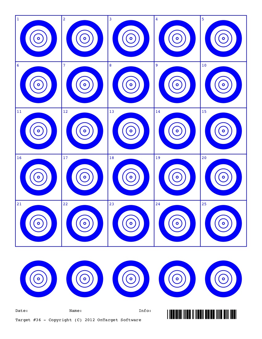TDS Target Images - OnTarget Shooting