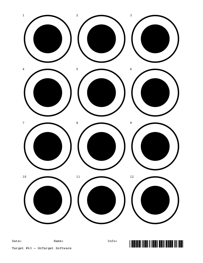 TDS Target Images - OnTarget Shooting