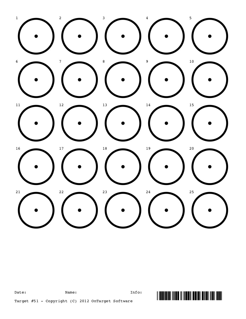 TDS Target Images - OnTarget Shooting