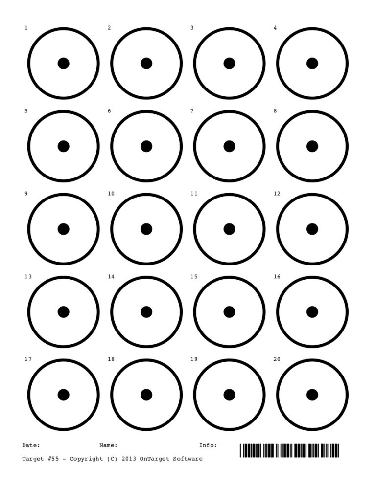 TDS Target Images - OnTarget Shooting
