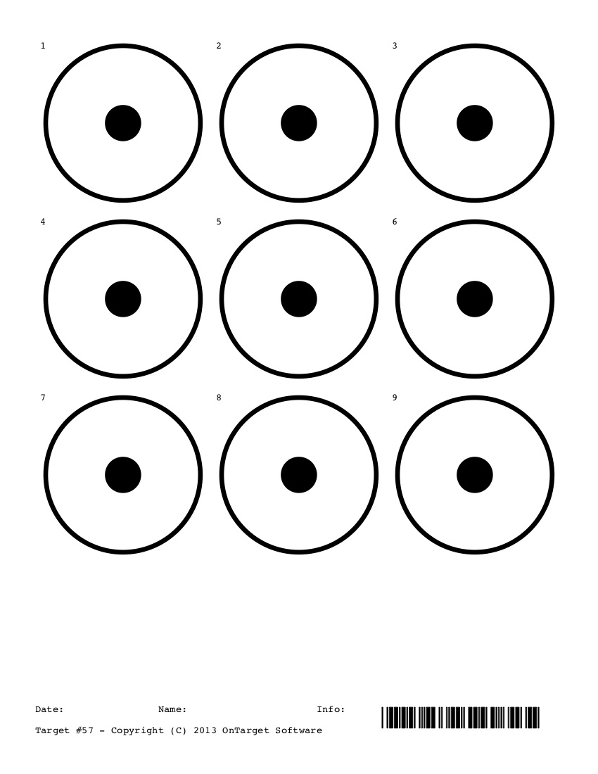 TDS Target Images - OnTarget Shooting